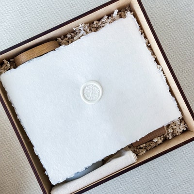 8x10 WHITE 150 Gsm Handmade Paper Deckled Edge Cotton Paper Deckle Edge ...