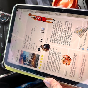 Digital Reading Journal, Reading Log, Book Tracker, Reading List ...