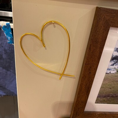 Trio of Wire Hearts, Wire Heart Decoration - Etsy