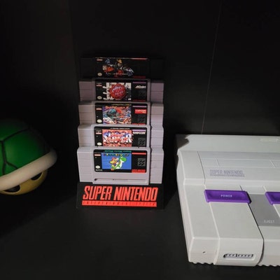 SNES Stacked Game Cartridge Display Stand - Etsy