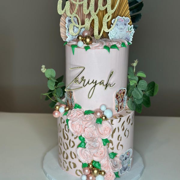 Script Name Acrylic Cake Charm | Custom Cake Charm | Birthday Cake Charm | Name Cake Plaque ...