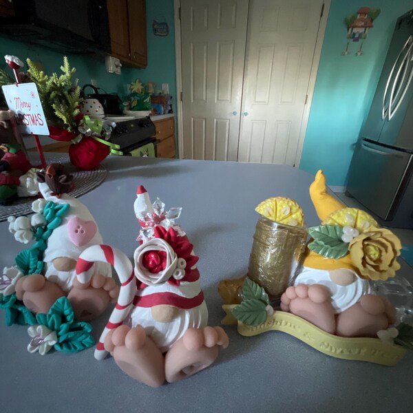 Sesame Street Set of 12/gnomes/big Bird/ Elmo/abby Cadabby/grover/the ...