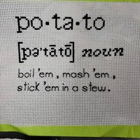 Potato Samwise Quote, Cross Stitch PATTERN Instant Download Samwise ...