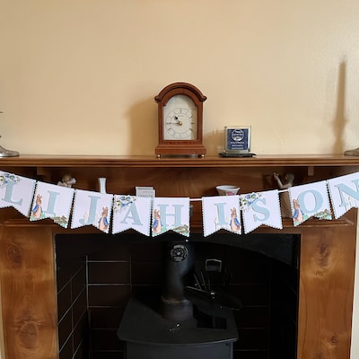 Peter Rabbit Inspired Birthday Banner, Peter Rabbit Bunting ...