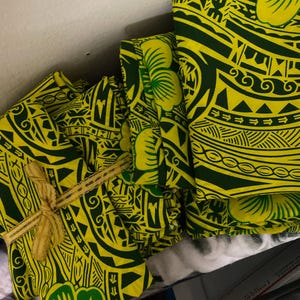 Polynesian, Samoan, Tongan Men's Traditional Ula Fala Necklace Natural ...