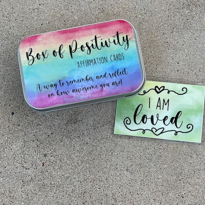 Little Box of Sunshine Positive Inspirational Encouragement Cards Small ...