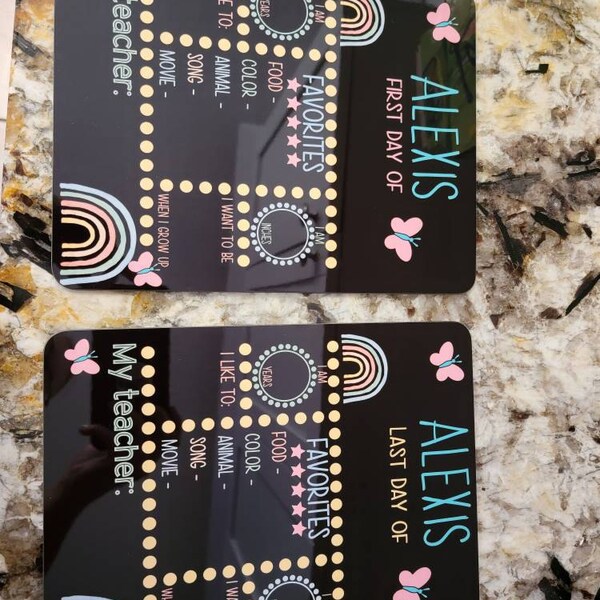 Last Day of School Board, Reusable Last Day of School Board, First and ...