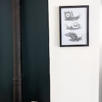 Celestial Raven Bird Wings Illustration Art Painting Print, Astrology ...