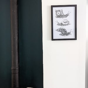 Celestial Raven Bird Wings Illustration Art Painting Print, Astrology ...