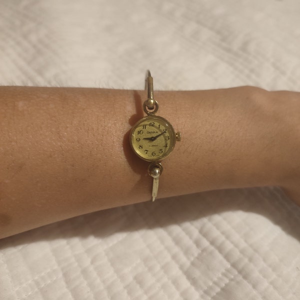 Stunning 1960 Vintage Swiss Ladies Wristwatch Mirus Golden Color Case ...