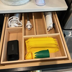 Custom Kitchen Drawer Organizer for Utensils, Silverware, Baking and ...