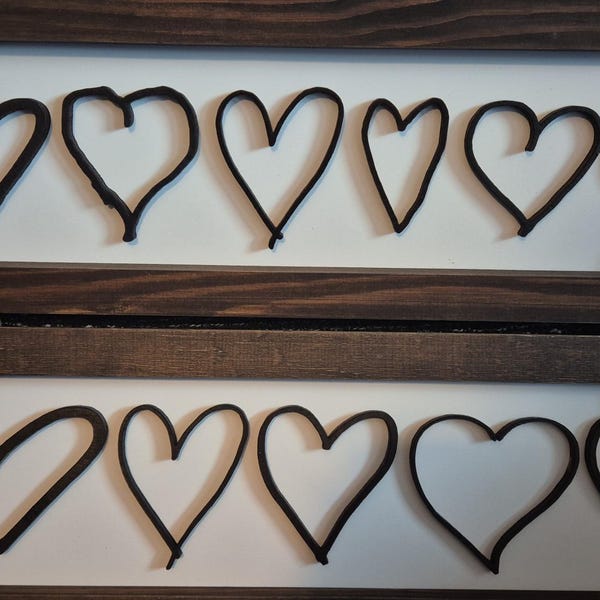 Custom Heart Frame Created by Loved Ones Handwriting or Scribbles ...