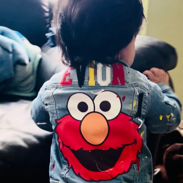 Elmo Sesame Street Jacket, Custom Elmo Jacket Elmo Matching Shirts ...