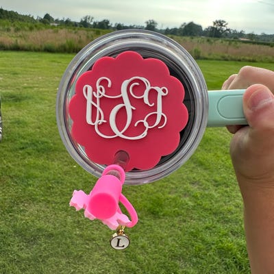 Monogram Stanley Name Plate, Monogram Stanley Toppe - Etsy