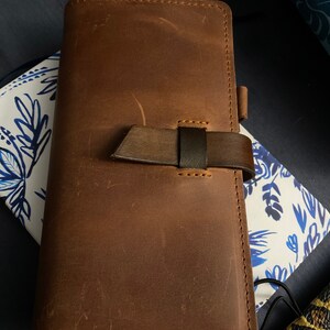 B6 Travelers Notebook Cover Personalized Leather Journal A6 | Etsy