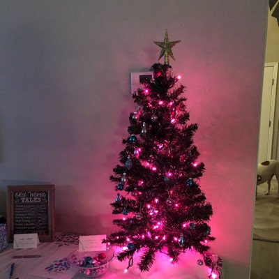 INSTANT DOWNLOAD Christmas Gender Reveal Fingerprint Tree, Holiday ...