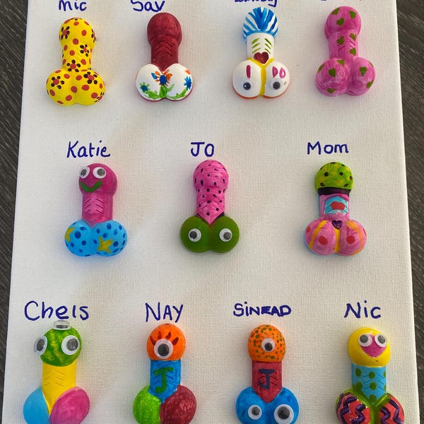 Paint Your Own Willy Hen Party Bagsparty Favours Hen Gifts Bridal Gifts ...