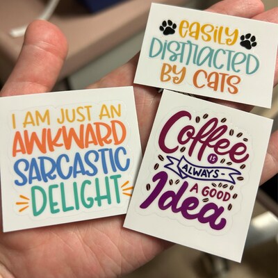 Colorful Seattle Skyline Vinyl Sticker, Washington State, Best Friend ...