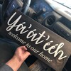 Yaateeh Welcome to Our Home Wood Sign Navajo Wood Sign Native Home ...