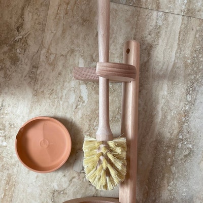 All Natural Bottle Cleaning Brush Set NO Plastic Sisal Bristles and ...