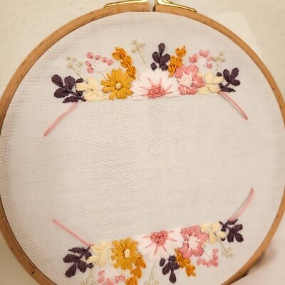 Custom Hand Embroidery Photo Frame - Etsy