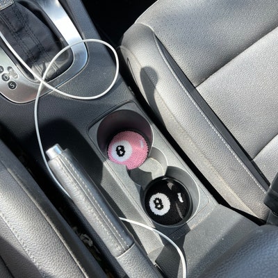 Magic 8 Ball Car Coasters, Set of 2 Car Coaster, Car Accessories, Pink ...