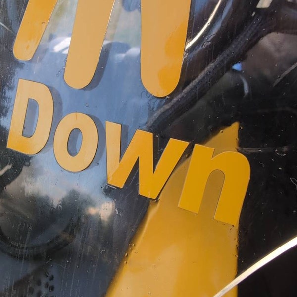 Three Down Biker Wave Decal for Can-am Ryker Panels, Hood Accent, or ...