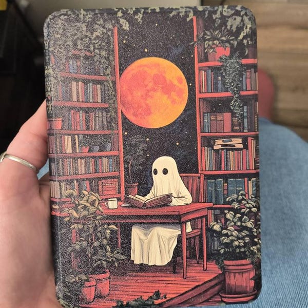 Library Ghost Book Case for Colorsoft 2025 Kindle Scribe Paperwhite ...