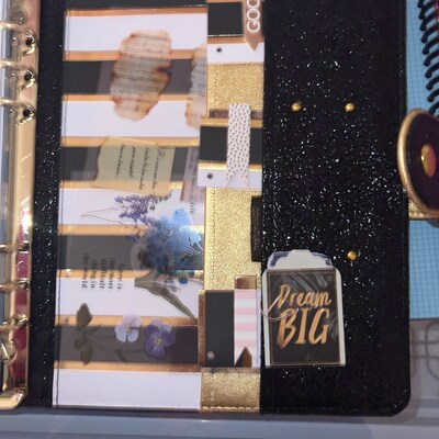 Blue A5 Planner Cover / A5 Planner Binder / Personalized Binder A5 ...