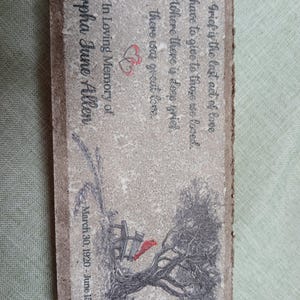 Personalized Horse Pony Memorial Stone. 8x4 Stone Brick. Burial Marker ...