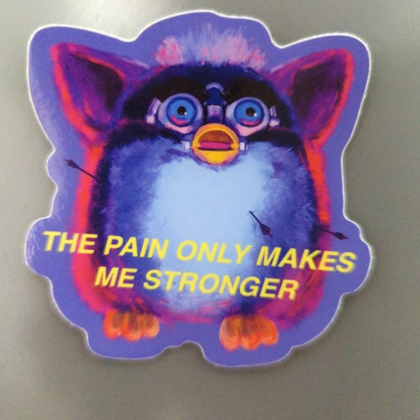 PAIN - Gloss Vinyl Sticker - Etsy