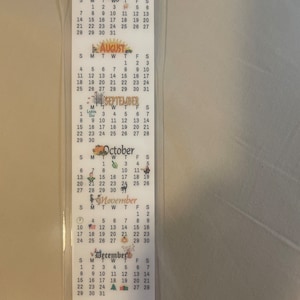2026 Calendar Bookmarks - Laminated to Last All Year - With Holiday ...