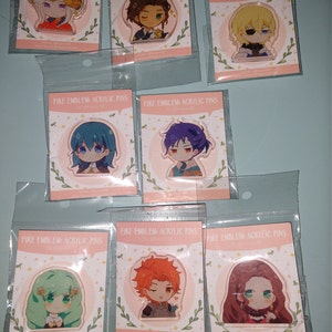 Fire Emblem: Three Houses Acrylic Pins - Etsy