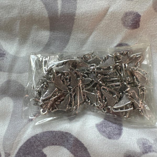 50pcs Ice Skate Charms, Double Sided Ice Skate Pendant,figure Skating ...