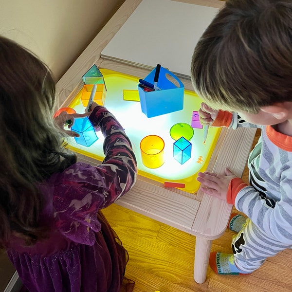 Flisat Acrylic Light Insert - Flisat Insert for Trofast Bins - Light ...