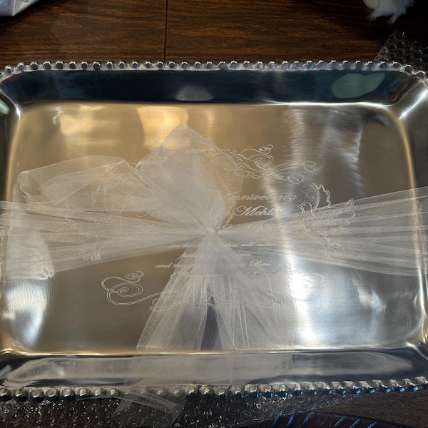 Wedding Gift, Engraved Tray, Personalized Wedding Gift, Tray, Perfect ...