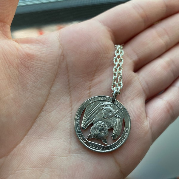 Irish Red Deer Pendant, Irish 1 Pound Coin, Cut Coin Jewelry, Irish ...