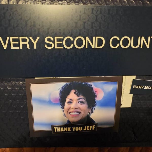 EVERY SECOND COUNTS - 12" X 4" Engraved Sign | as Featured in "the Bear ...