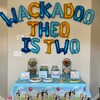 Wackadoo Custom Name is Two Bluey Balloon Banner Bluey Themed Birthday ...