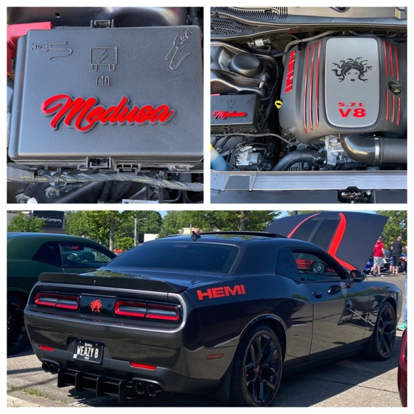 Custom Text Car Badge - Script Font - Type Your Own and Choose Your ...