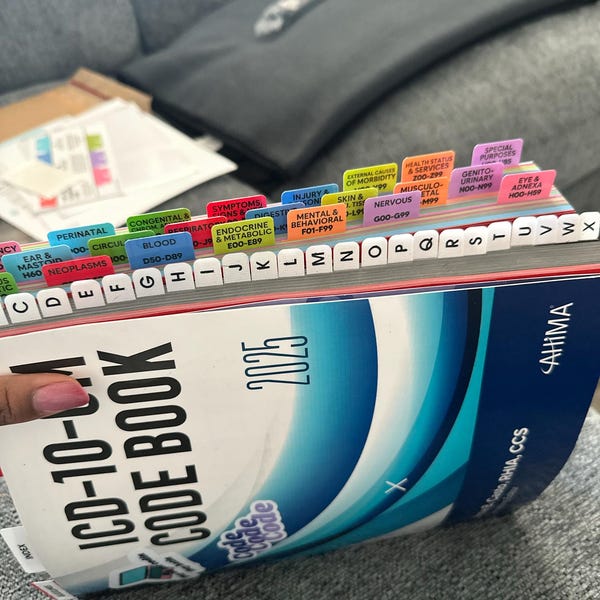 2025 ICD-10-PCS - Tabbing System | Medical Coding Tabs | Book Tabs ...