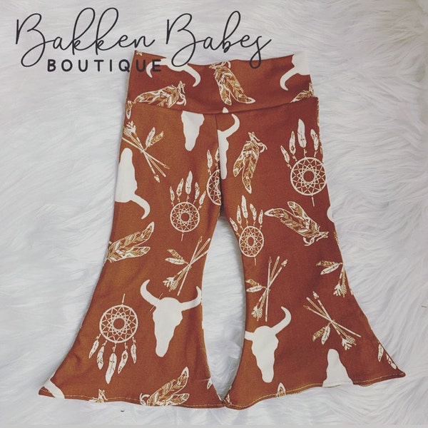 High-waisted Baby Bell Bottoms PDF Pattern and Tutorial | Flares ...