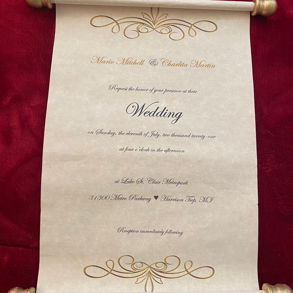 6-inch DIY 150-pairs Scroll Invitation Rods - Etsy