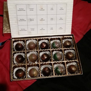 Customizable Box of 15 Assorted Artisan Chocolates Choose - Etsy