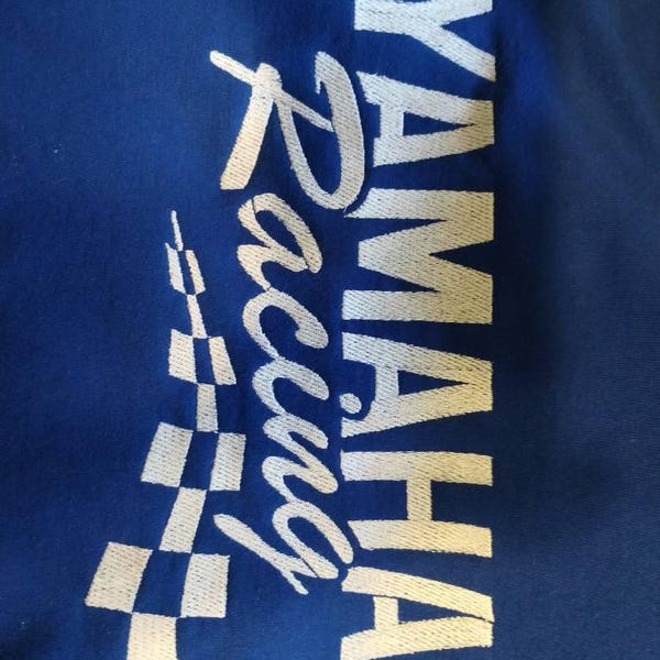 Yamaha Racing Embroidery Logo Design - Etsy