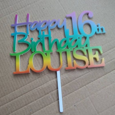 Congratulations Cake Topper PERSONALISED A Levels GCSE Exams ...