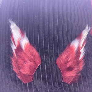 Handmade Red Panda Ears Hairclips Hairband Cute Brown White Bear Panda ...