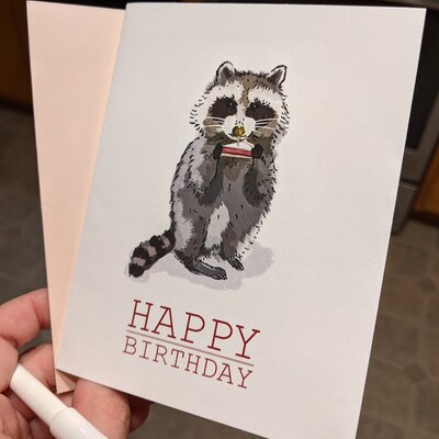 Bat Happy Birthday Card - Etsy