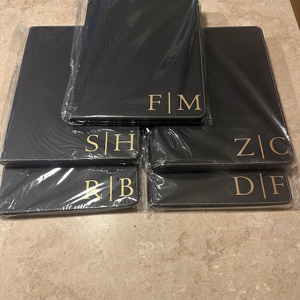 Custom Pocket Notebook With Pen, Refillable Personalized Leather ...