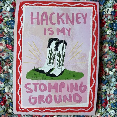 I Can Take Myself Dancing Print Music Wall Art Illustrated by Weezy ...